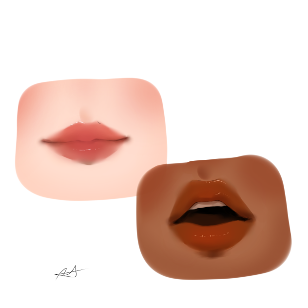 lips practice - ibisPaint