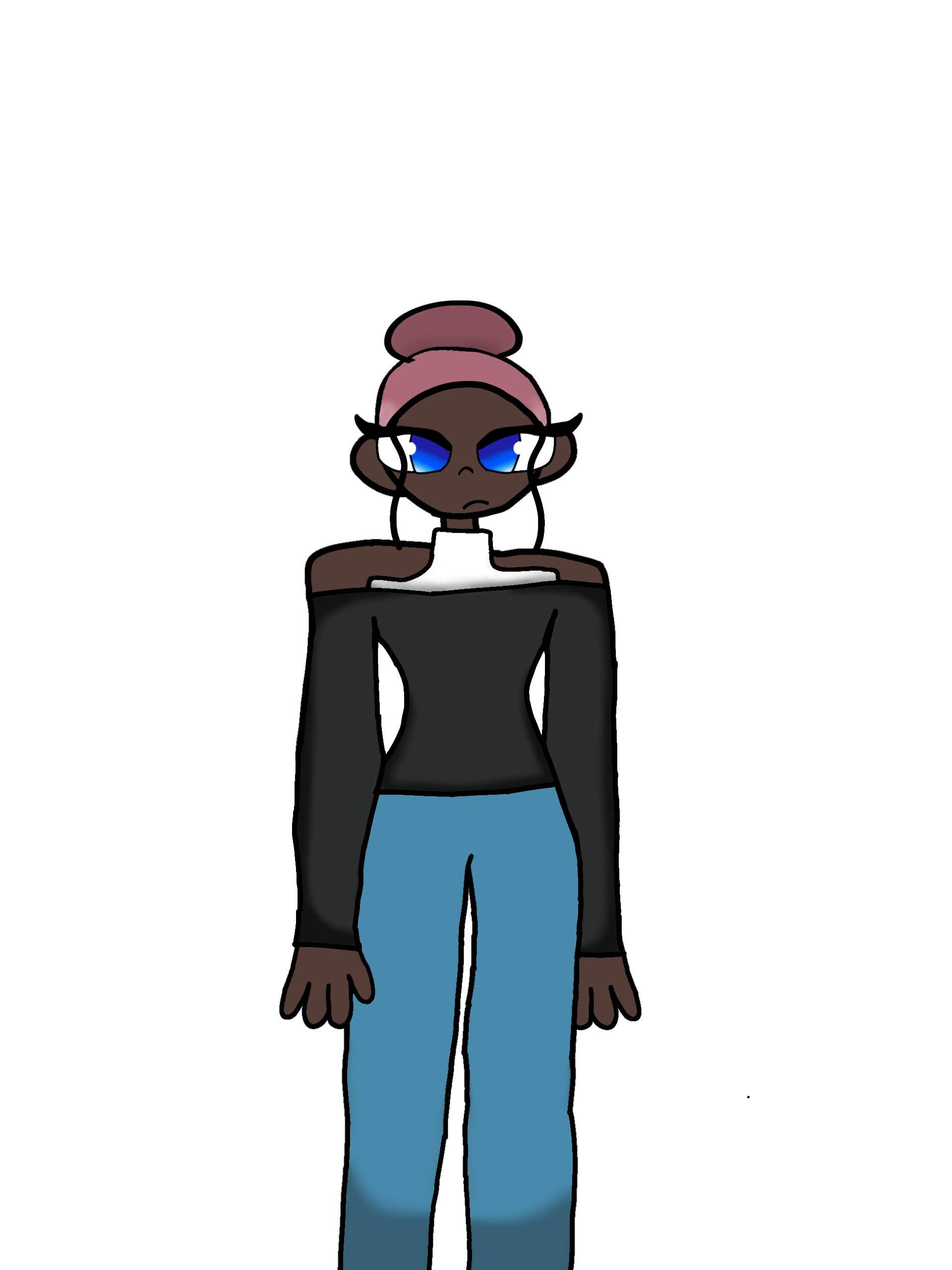 I drew da base irl but I drew over it 😆 - ibisPaint