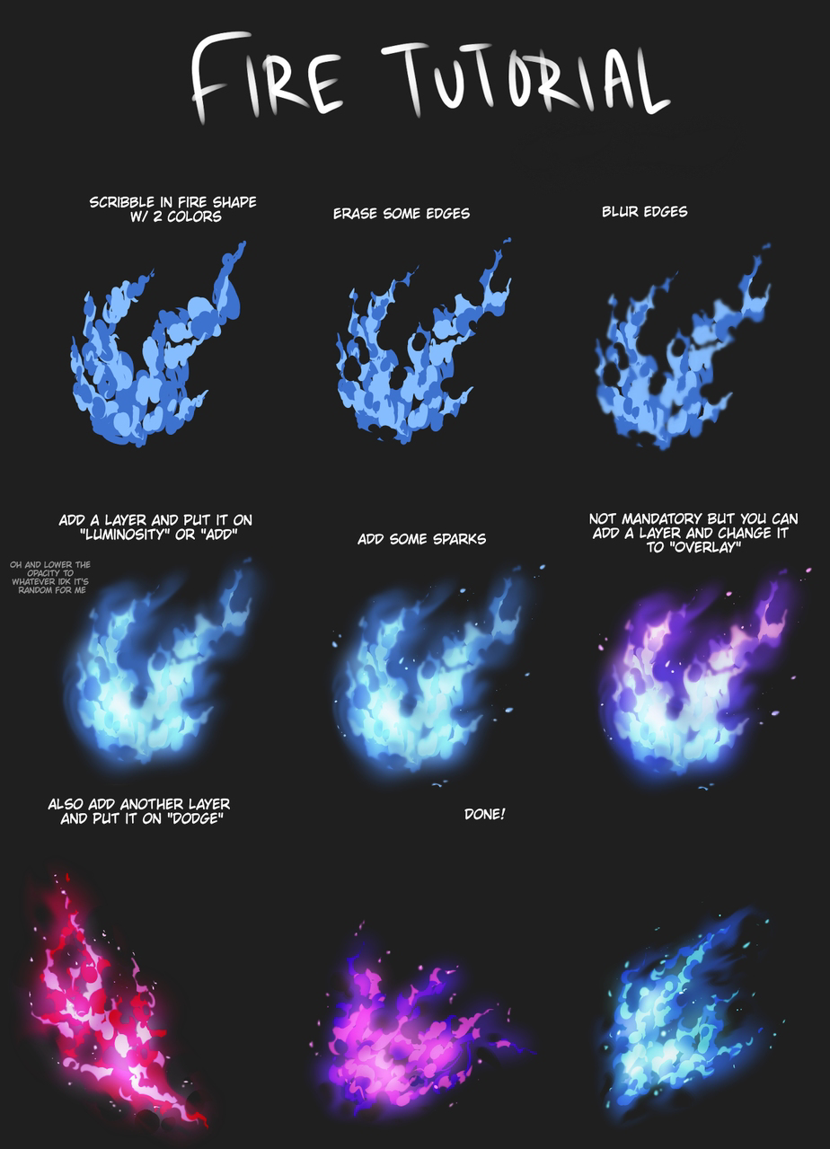 Fire Tutorial - ibisPaint