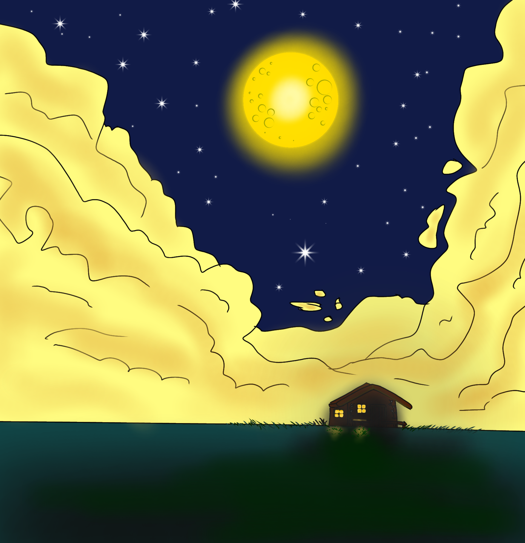 noite calma - ibisPaint