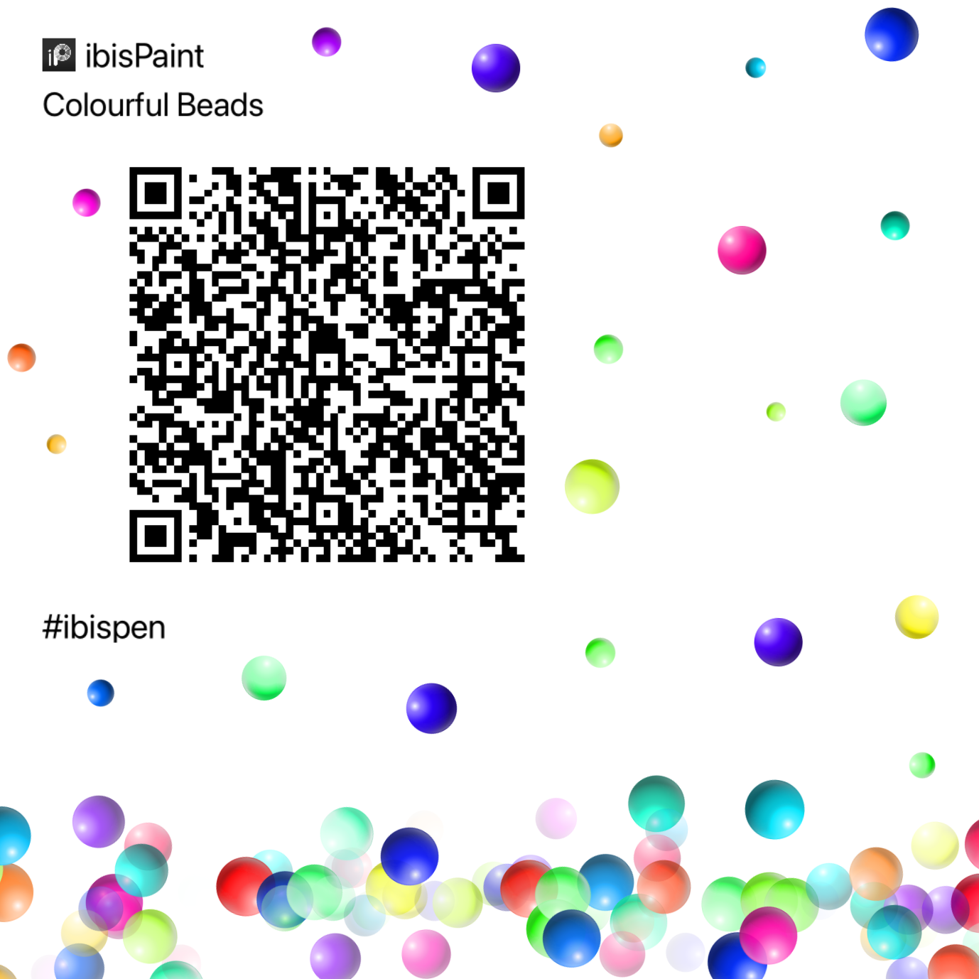 Colourful Beads brush - ibisPaint