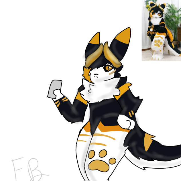 drawing peoples fursuits part 1 - ibisPaint