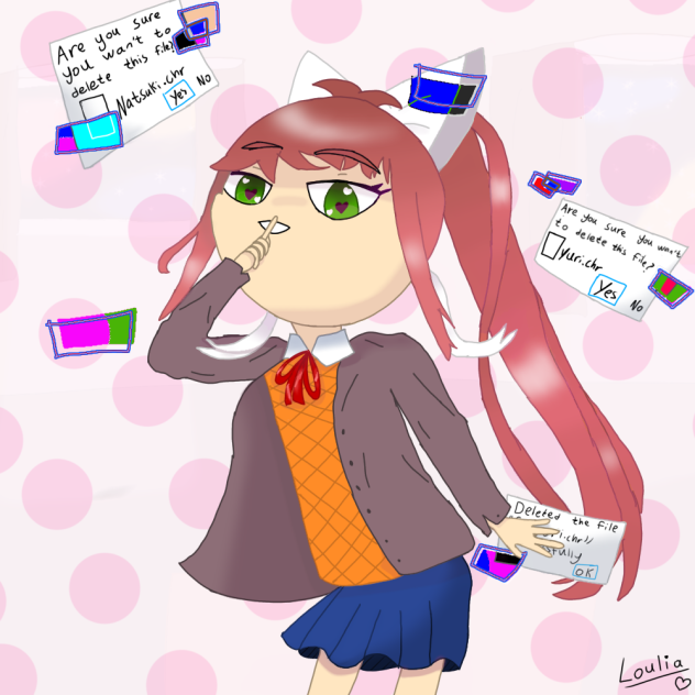 Just Monika - ibisPaint