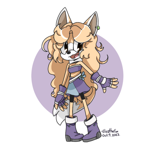 Eliza the fox[speed paint] - ibisPaint