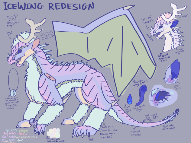 IceWing Redesign (speedpaint) - ibisPaint