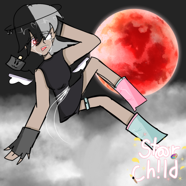 the blood moon - ibisPaint