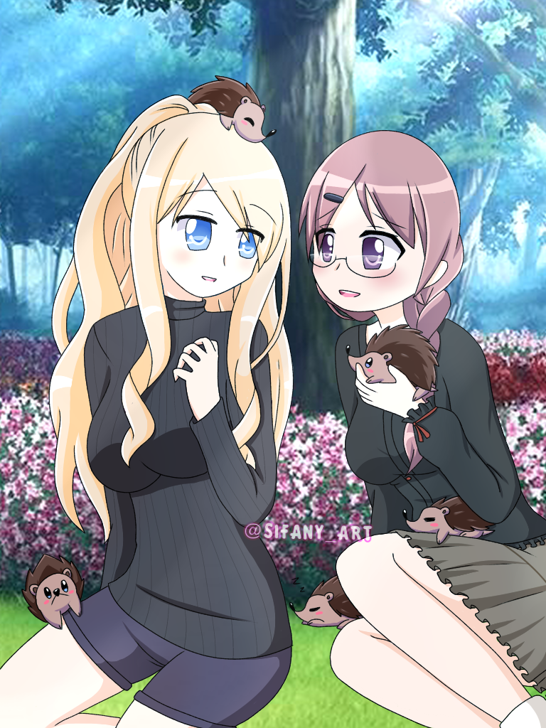 Eris and Kaede - ibisPaint