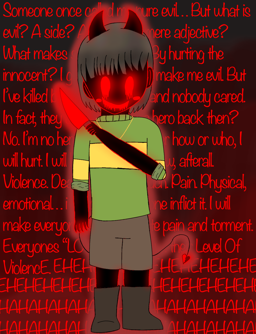 Corrupted Chara - ibisPaint