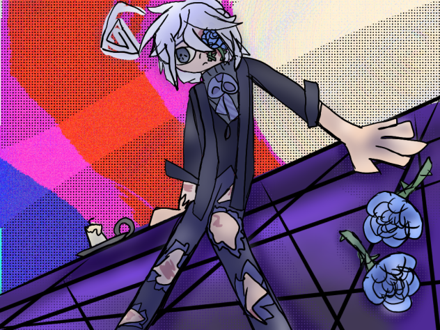 blue roses - ibisPaint