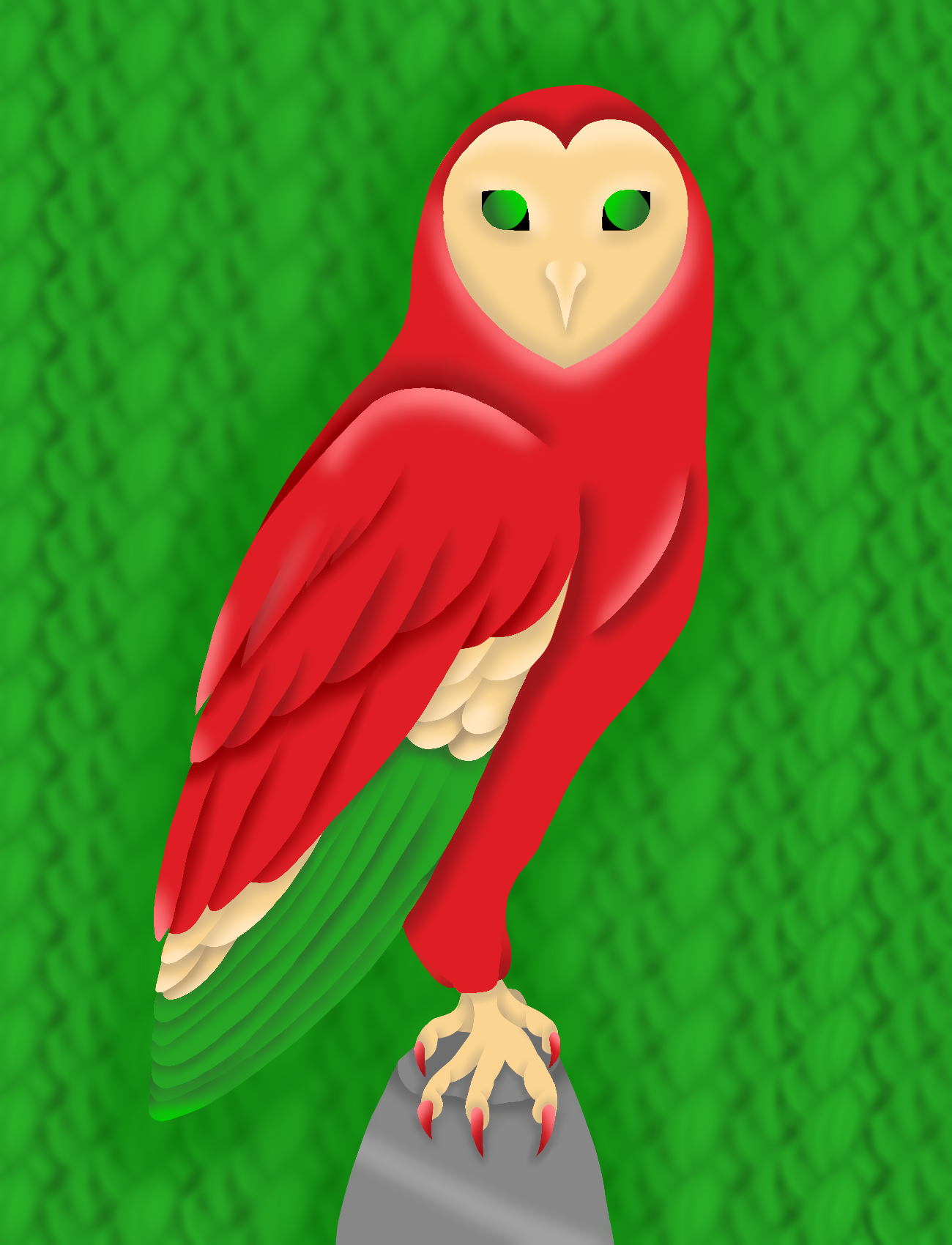 Strawberry Owl - ibisPaint