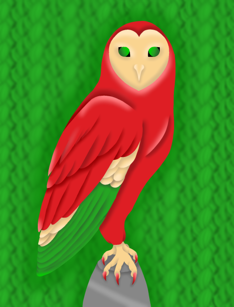 Strawberry Owl - ibisPaint