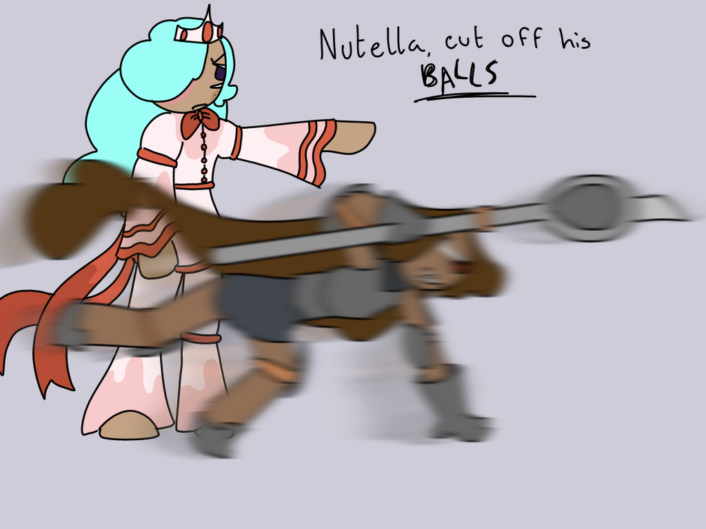 Nutella, cut off his balls - ibisPaint