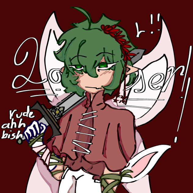 evil fairy sword guy - ibisPaint