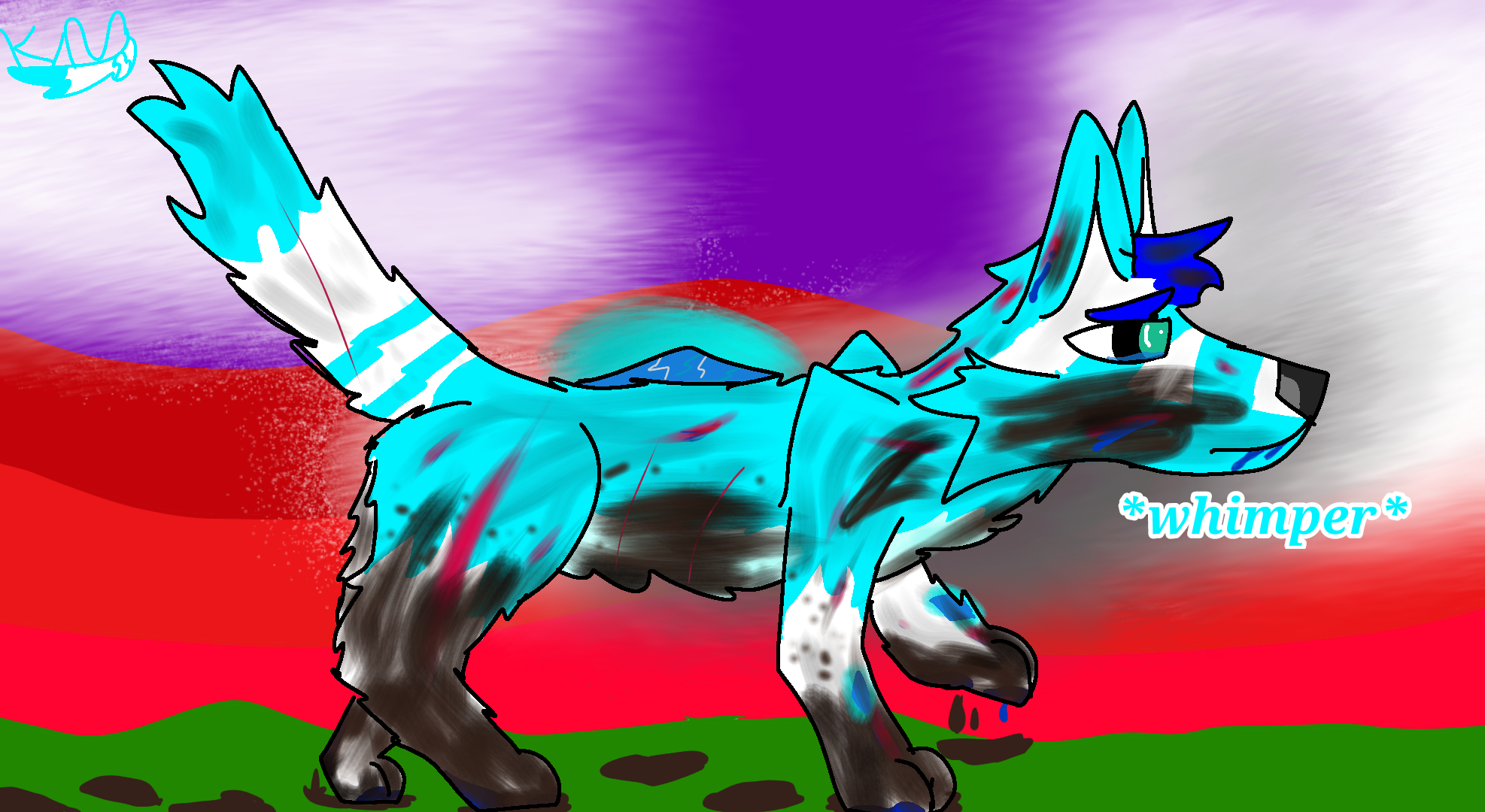 wolf Kynu (battle scared) - ibisPaint