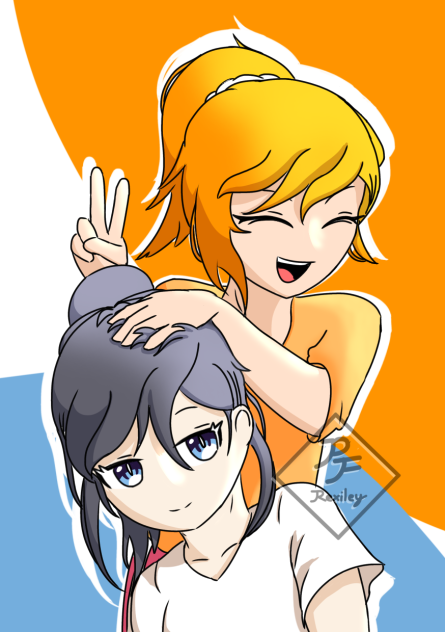 Double Tail - Fan Art - ibisPaint