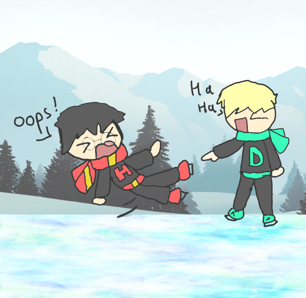 Ice skating ⛸ - ibisPaint