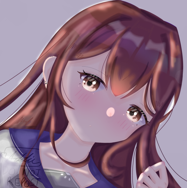 Pretty schoolgirl ／(^ x ^)\ - ibisPaint