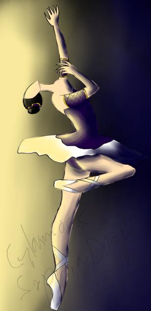 The Faceless Ballerina - ibisPaint