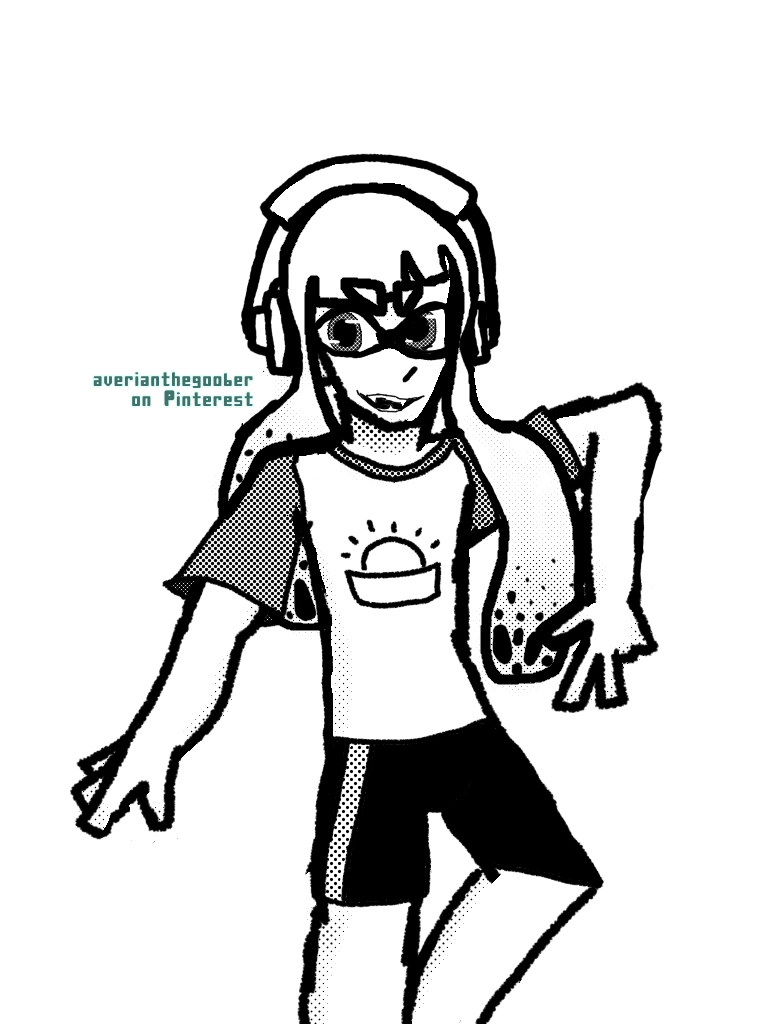 Headphones Splatoon manga - ibisPaint