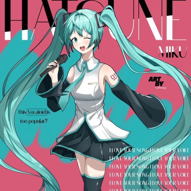 Hatsune Miku too popular Vocaloid - ibisPaint