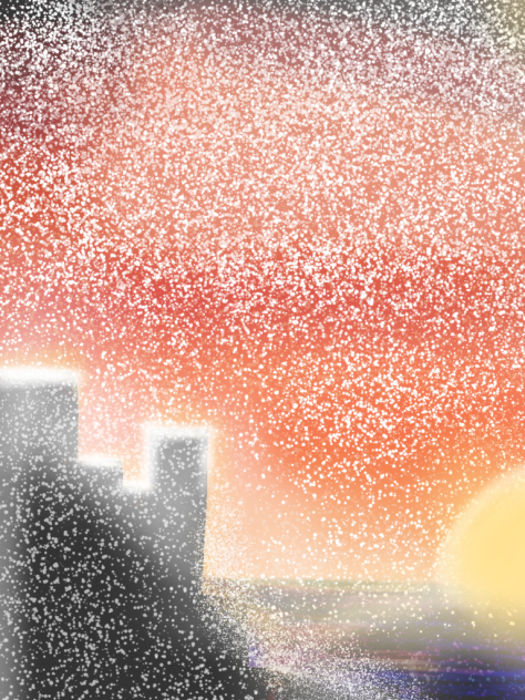 Snowy Sunset - ibisPaint