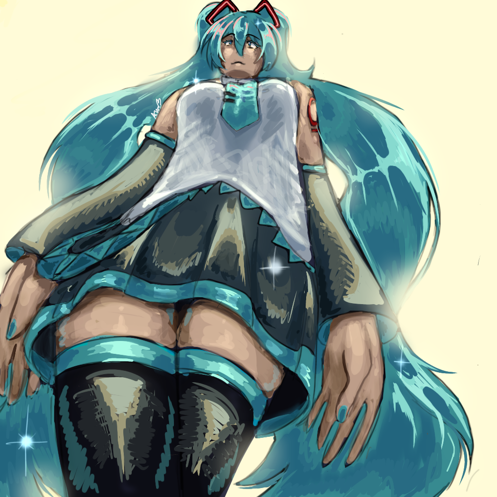 mikuu!! (rendered ver) - ibisPaint