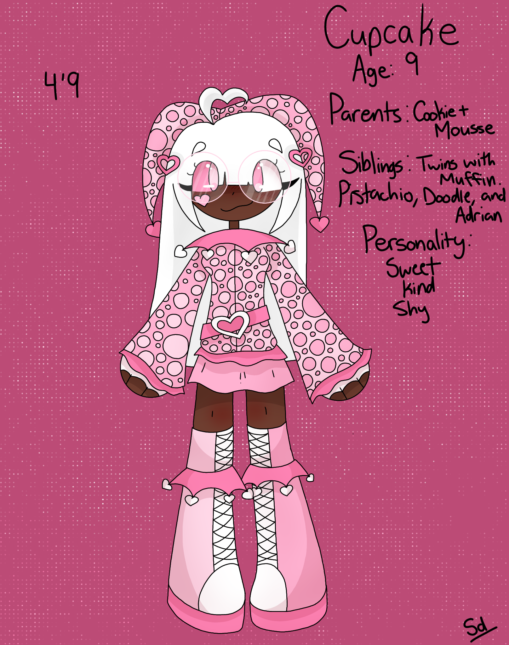 CUPCAKE CHARACTER SHEET - ibisPaint