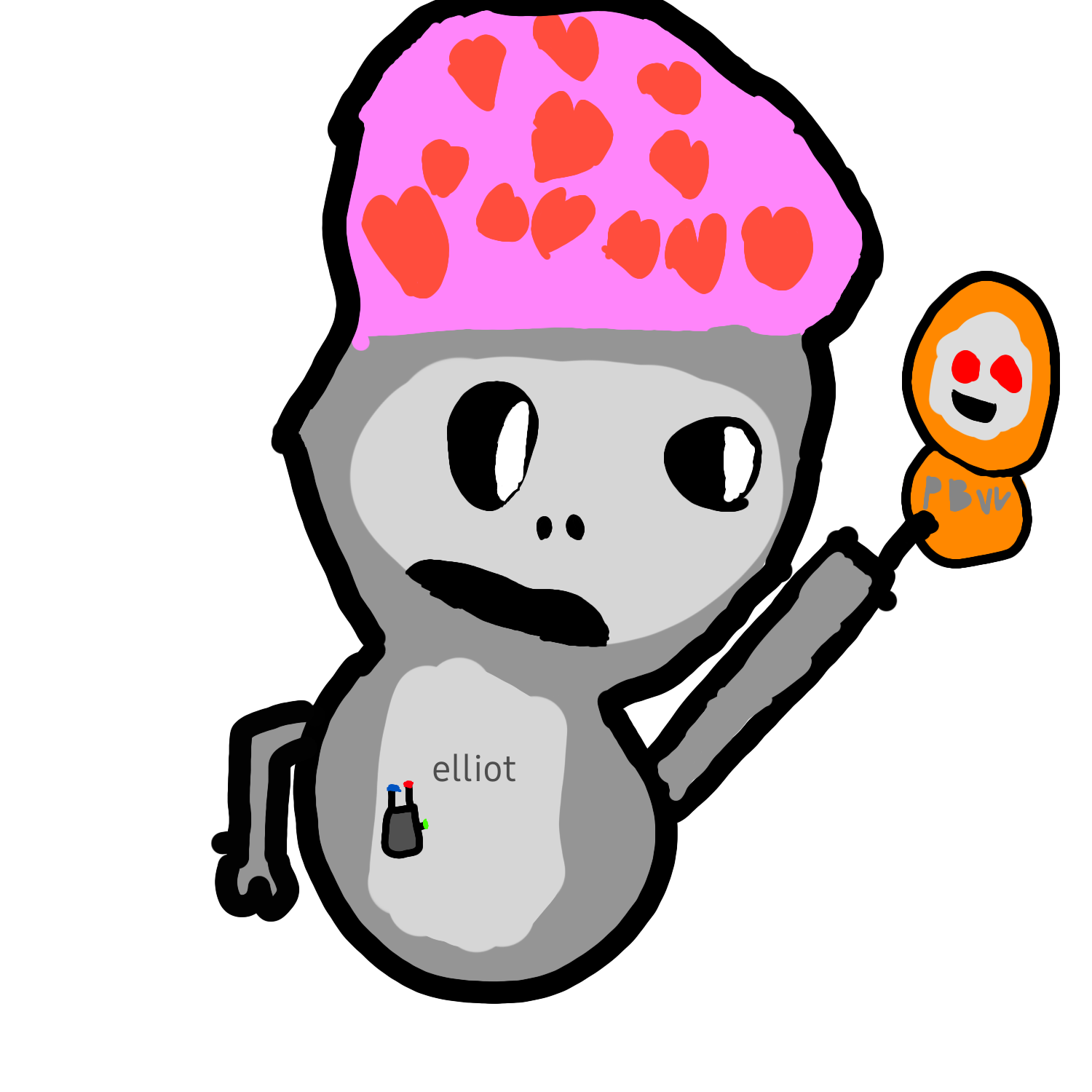 elliot the goofy monke - ibisPaint