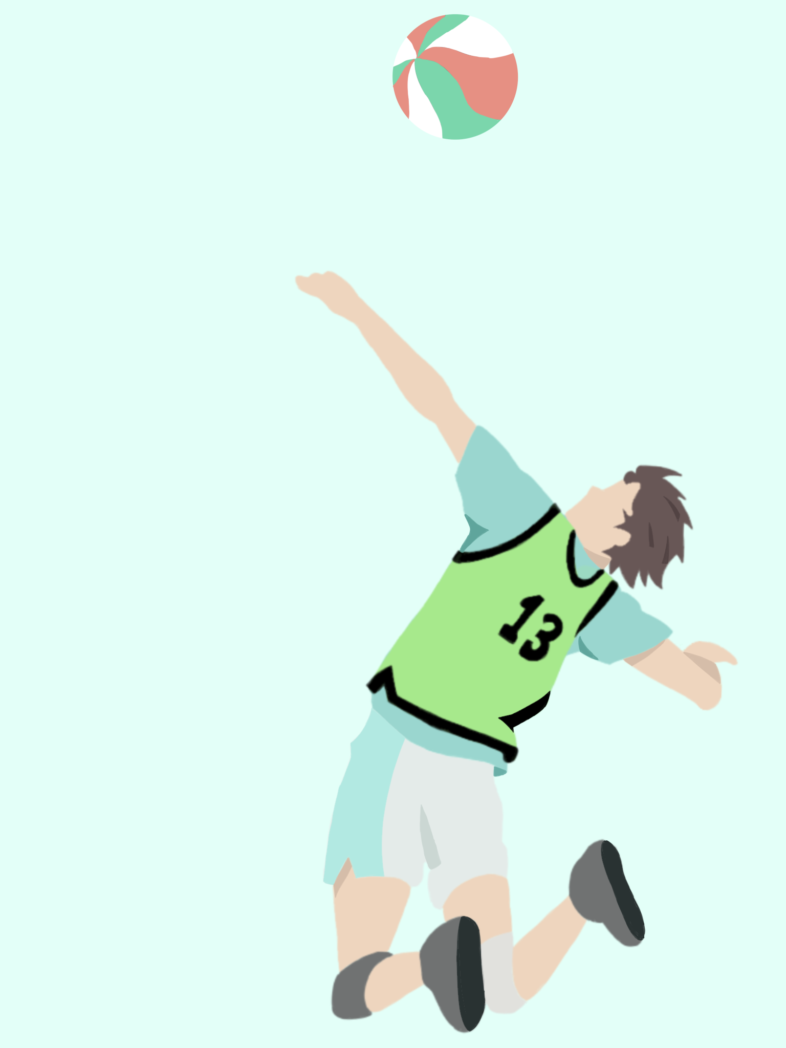 Oikawa nice serve - ibisPaint