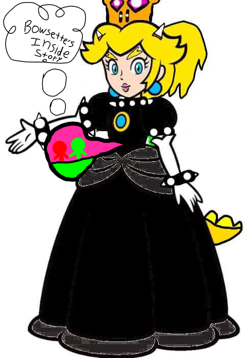 Bowsette Eats Mario 😱 - ibisPaint