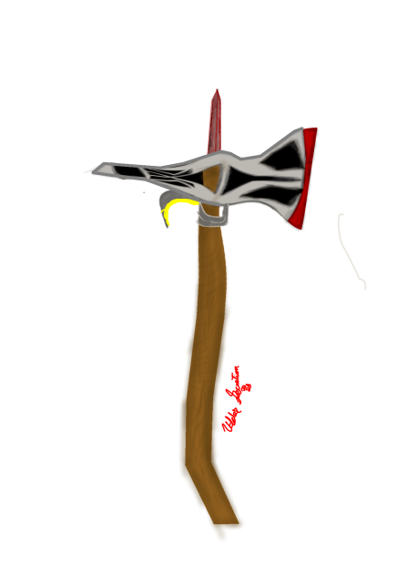 firefighters hatchet - ibisPaint