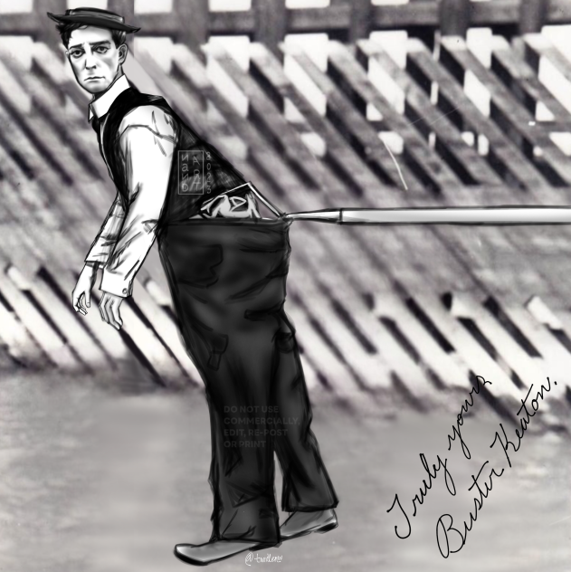 Buster Keaton - ibisPaint