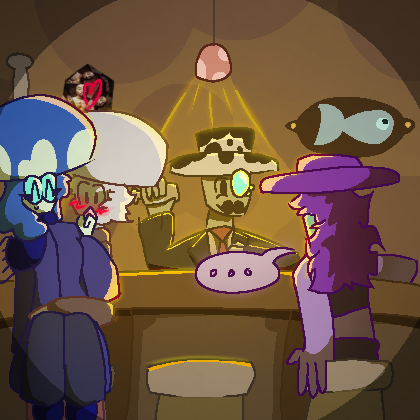 My OCs are DRINKING!!! HELL YEAH - ibisPaint