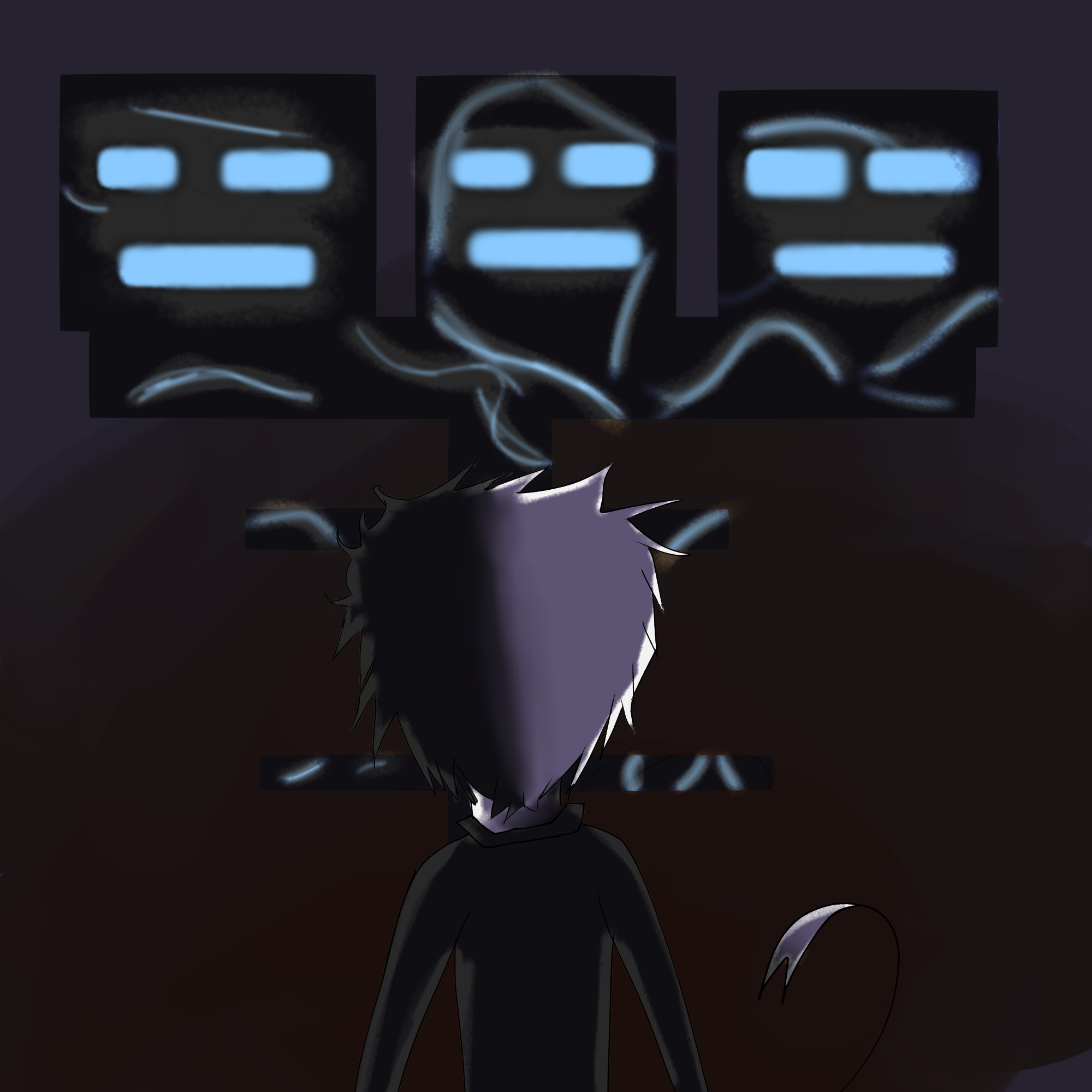 Ranboo vs Wither uh oh - ibisPaint