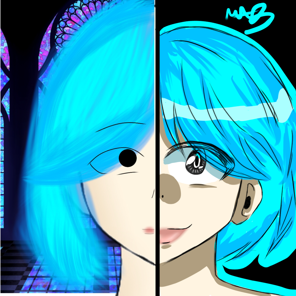 I draw you draw colab w Len Len - ibisPaint