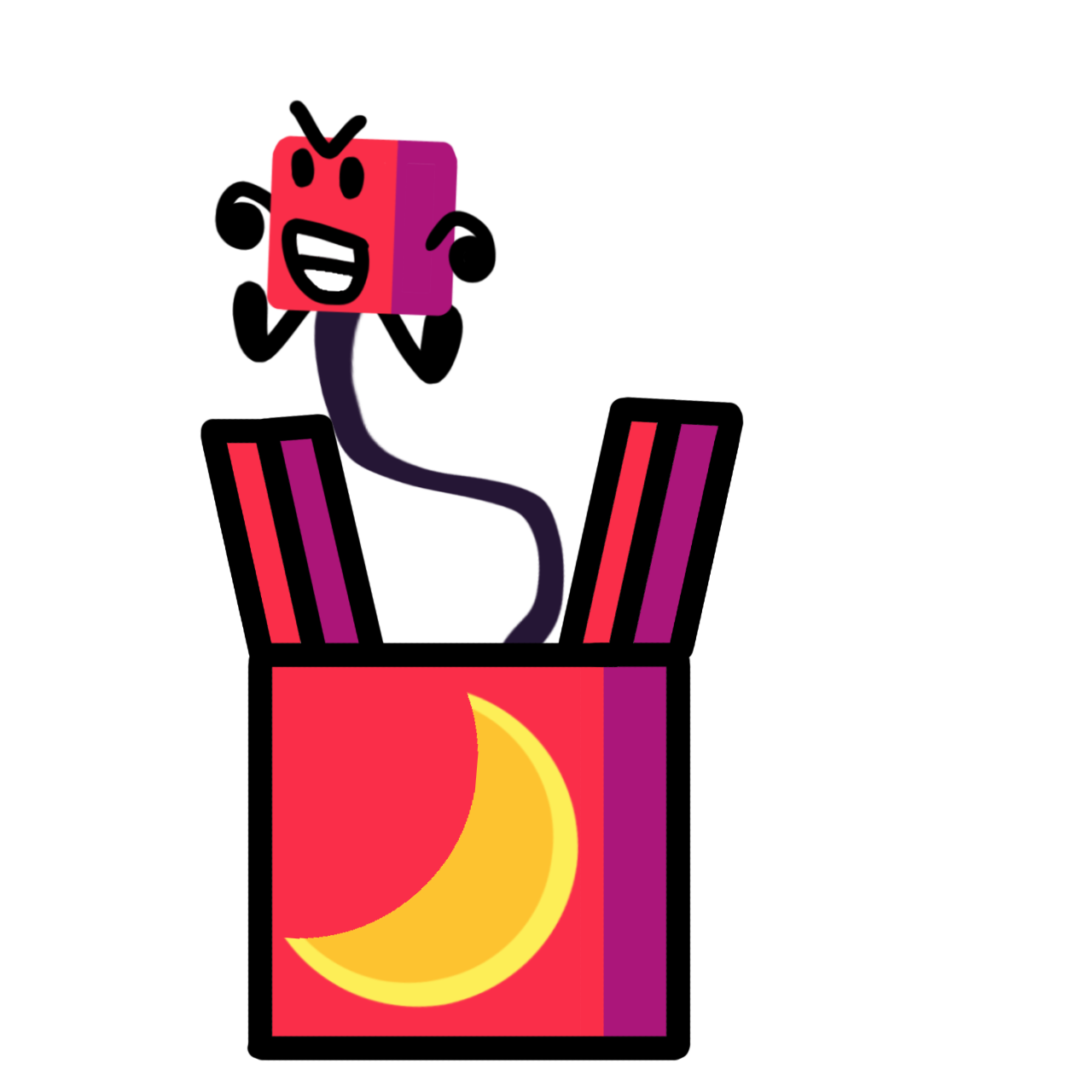 blocky in the box - ibisPaint