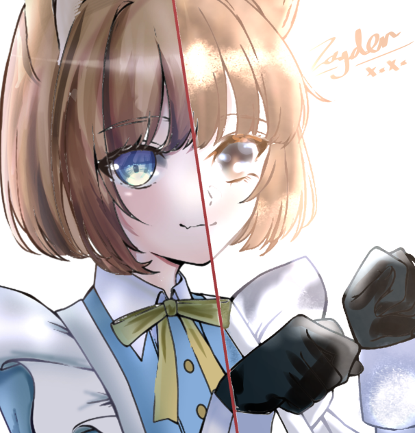 Cat Girl Art Collaboration ! 🐈 - ibisPaint