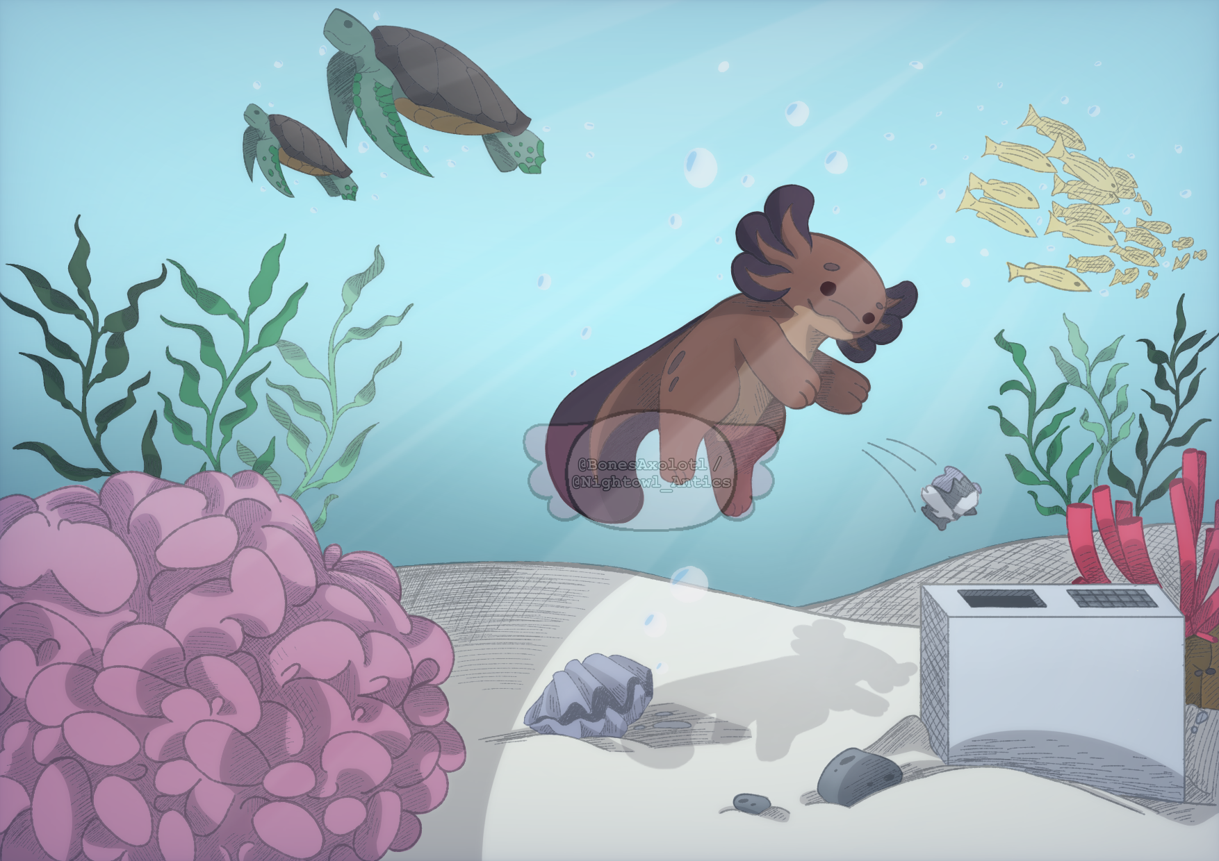 Ocean Clean-Up - ibisPaint