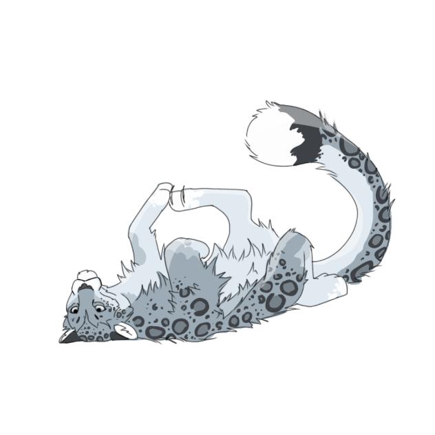 Cute lil snow leopard - ibisPaint