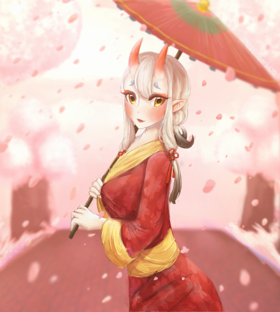 Human Shino Hanami Unbruhla. - ibisPaint