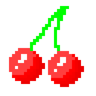 Cherries🍒(pixel) - ibisPaint