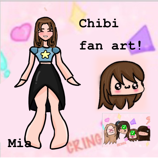 Mia chibi fan art! - ibisPaint