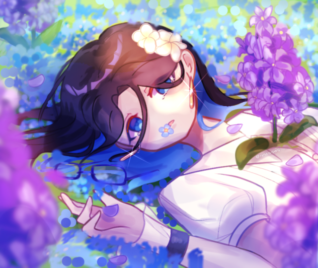 Forget-me-not - ibisPaint