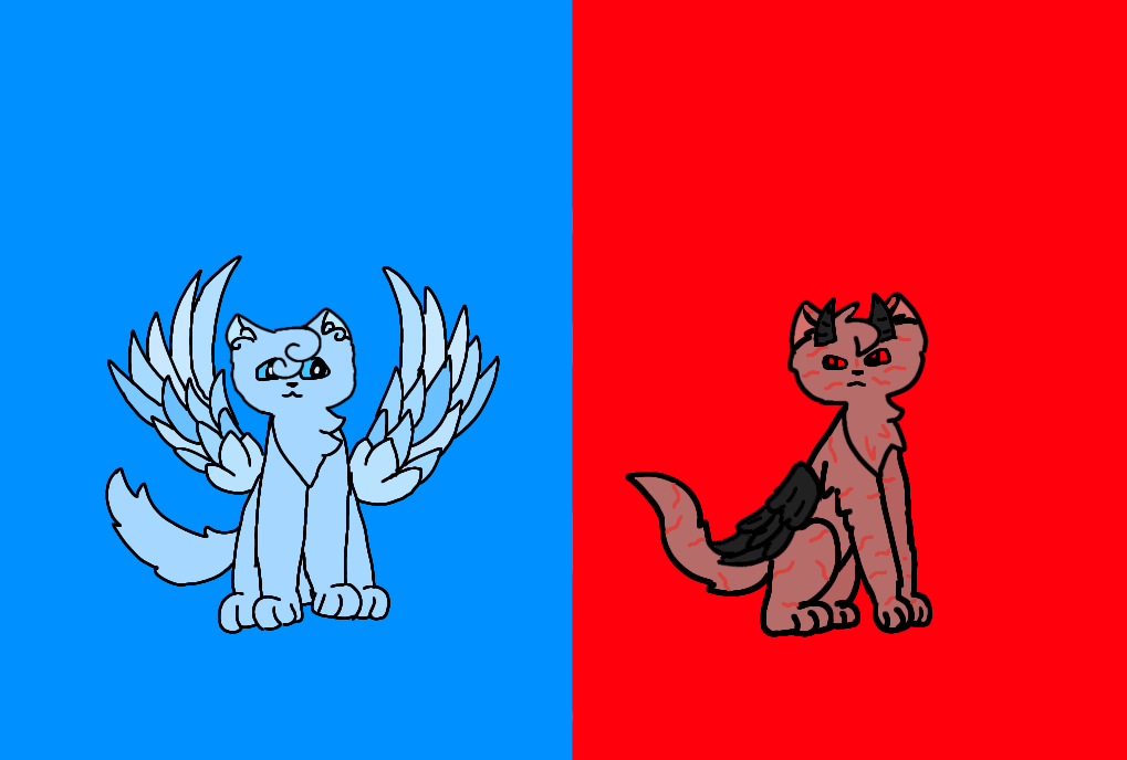 good and evil - ibisPaint