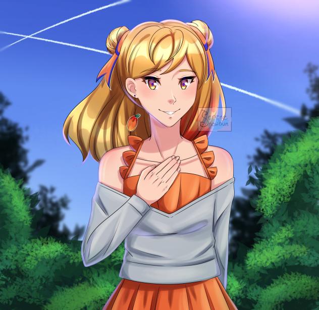 Clementine for Anesakii [ArtFight] - ibisPaint