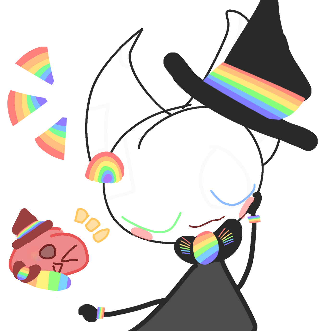 meet buds and smiley - ibisPaint