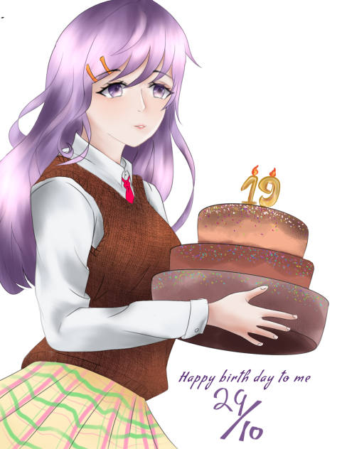 happy birth day to me - ibisPaint