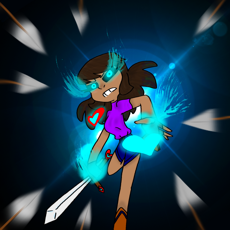 Lulu using her powers - ibisPaint