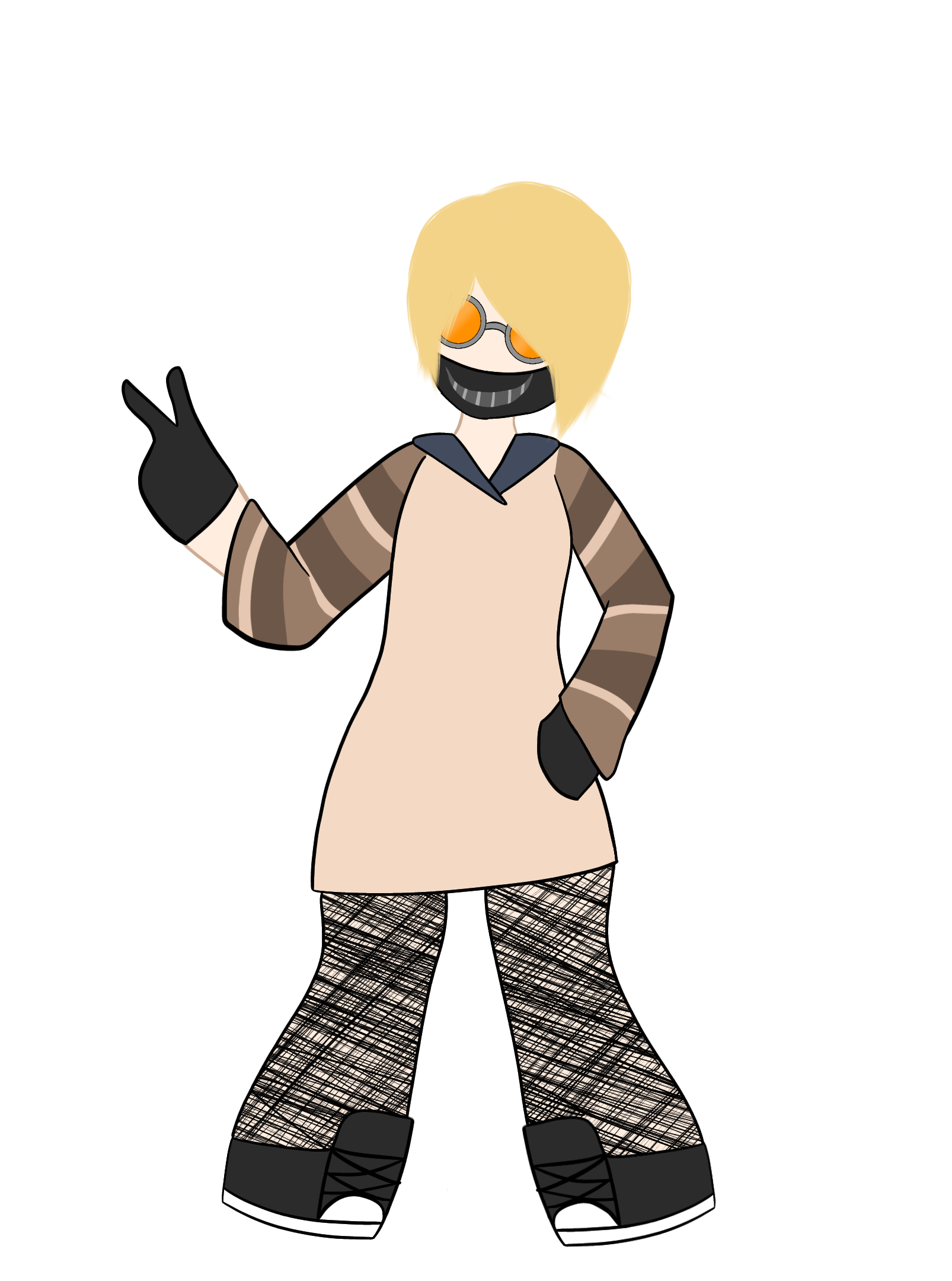 Ticci Toby Cosplay Drawing - ibisPaint