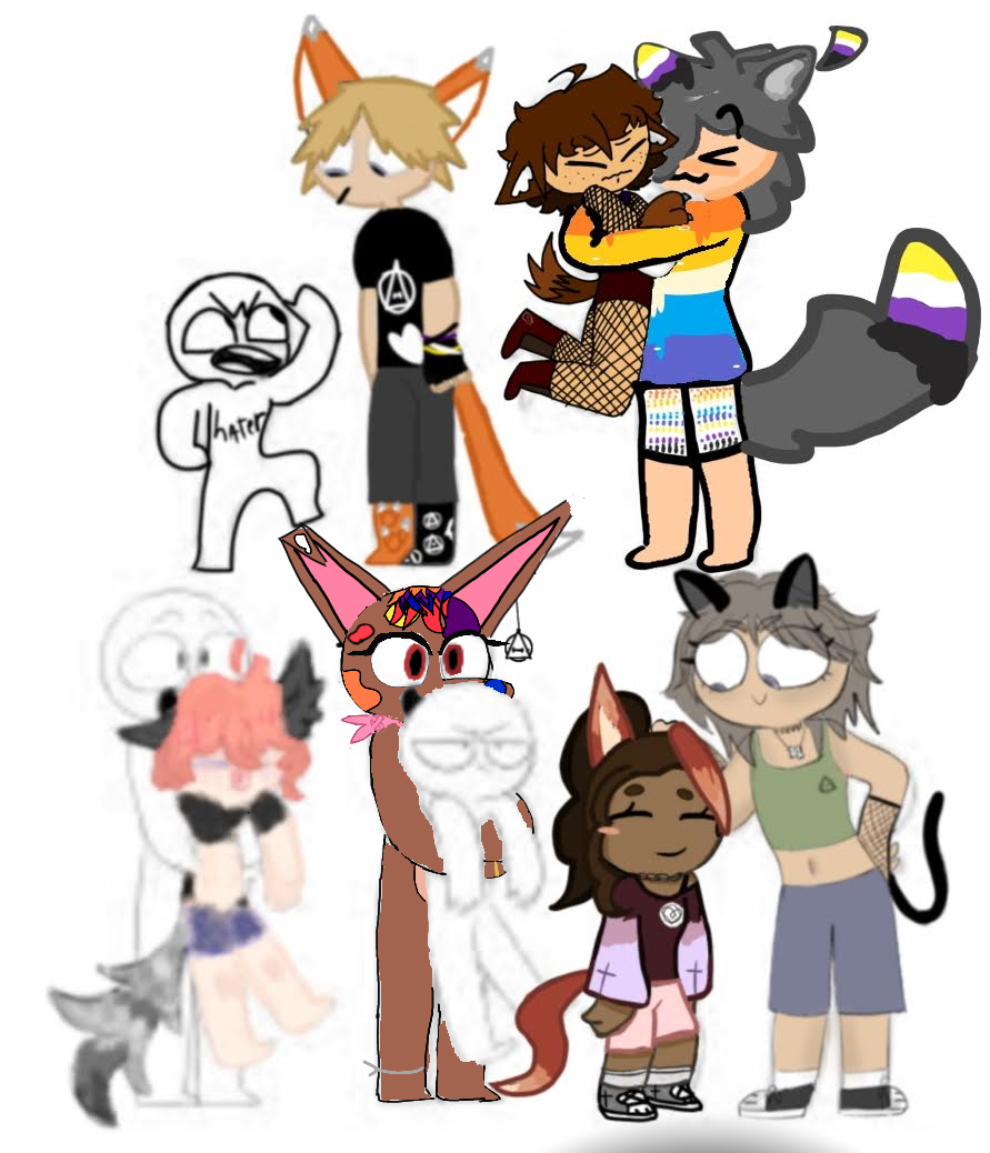 Therain and furry collab!! - ibisPaint